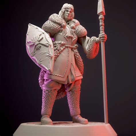 3d Printable Tribal Warrior By Sam Bolotnikov