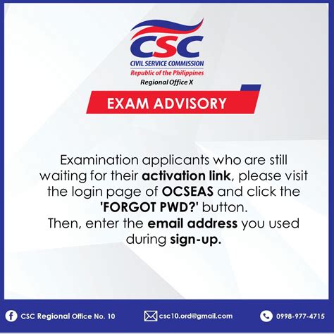 Csc Examination Advisory Examination Applicants Who Are Still