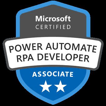Microsoft Certified Power Automate RPA Developer Associate Dynamics Edge