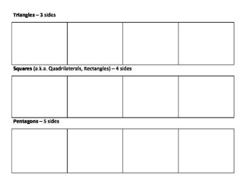 Sort Polygons By Size By Anna De Jong Teachers Pay Teachers