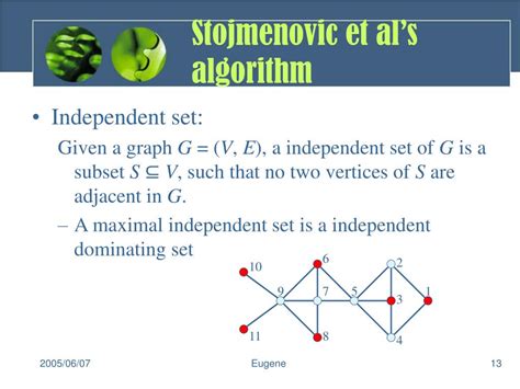 Ppt New Distributed Algorithm For Connected Dominating Set In
