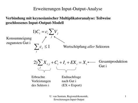 Ppt Erweiterungen Input Output Analyse Powerpoint Presentation Free