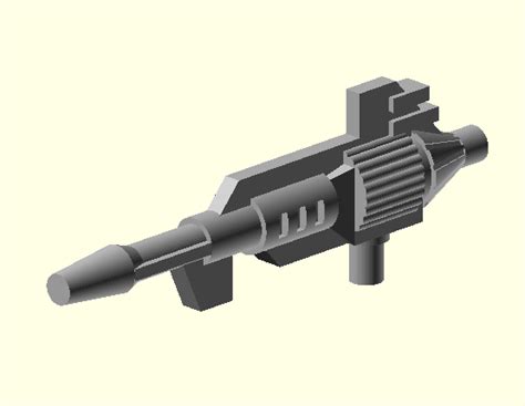 Stl File Transformers G1 Raiden Seizan Small Gun・3d Print Design To Download・cults