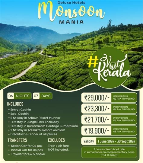 Kerala Tour Packages At ₹ 21700day In Nagpur Id 2854309632730