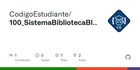 GitHub CodigoEstudiante 100 SistemaBibliotecaBlazorNet7