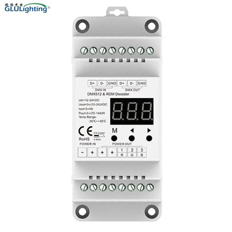3 Kanallı Cv Dmx512 Ve Rdm Dekoder Üreticileri Ve Tedarikçiler Çin