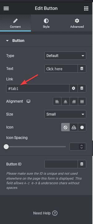 How To Set An Anchor Link To A Tab Item In Elementor The Plus Addons For Elementor