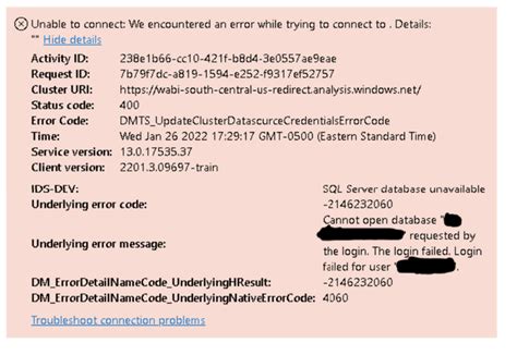 Error When Adding Data Source Rpowerbi