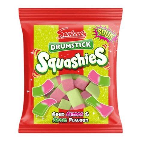 Swizzles Drumstick Squashies Sour Cherry Apple Flavour 120g A