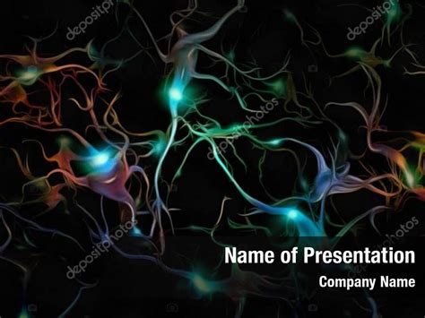 Colorful Neurons Powerpoint Template Colorful Neurons Powerpoint