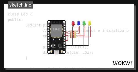 Wokwi Online ESP STM Arduino Simulator