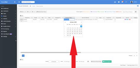 How To Temporarily Re Assign A Route Date On A Route Stop In Routestar Online Online Help Center