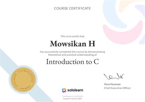 Mowsikan Hariharasudhan On Linkedin Cprogramming