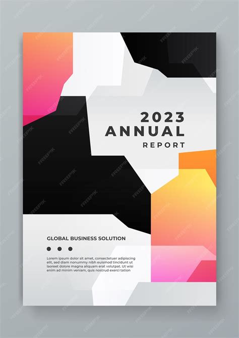 다채로운 터 기업 연간 보고서 템플릿 브로셔 연간 보고자 잡지 포스터 기업 프레젠테이션 포트폴리오 플라이어 인포그래픽 사용이