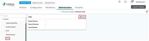 Configure Dns Settings Versa Networks