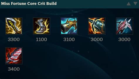 League Of Legends Best Miss Fortune Build Guide Runes Itemization