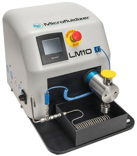 Microfluidics Lm10 Microfluidizer High Shear Fluid Processor Spw