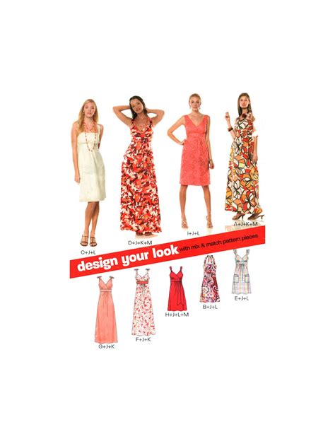 Sewing Pattern New Look 6774 Dresses In Two Lengths Uncut Factory Folded Size 10 22 Etsy