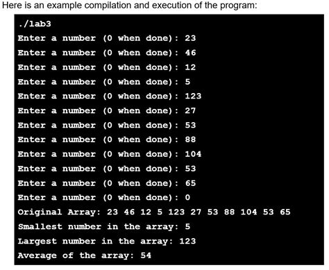 Solved I Have An Assignment In C About Arrays The First