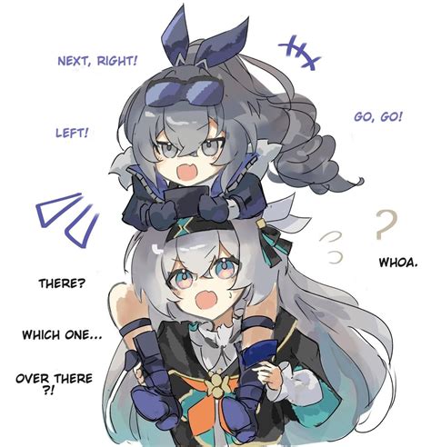 New Ways To Bond With Firefly And Silver Wolf Art By Akzh000 R Honkaistarrail