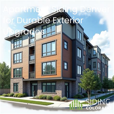 Apartment Siding Denver For Durable Exterior Upgrades