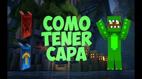 Como Tener Capa En Minecraft Gratis 2016 No Premium YouTube