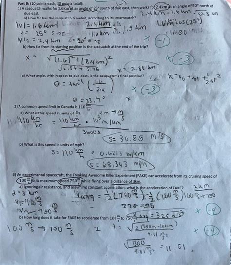 Solved Part B 10 Points Each 30 Points Total 1 A