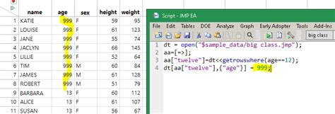 Solved Setting Multiple Rows In A Single Column To A Single Value Jmp User Community