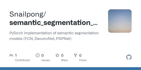 Github Snailpong Semantic Segmentation Implementation Pytorch Implementation Of Semantic