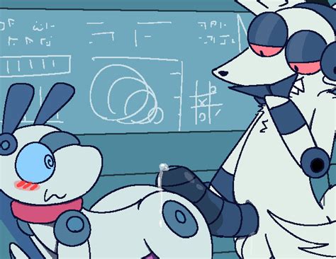 Rule 34 Anthro Biped Blush Bodily Fluids Canid Duo Erection Fur