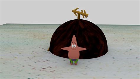 Patrick Star House 3d Model Turbosquid 1981198