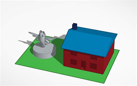 3d Design Статуя кота примирителя Tinkercad