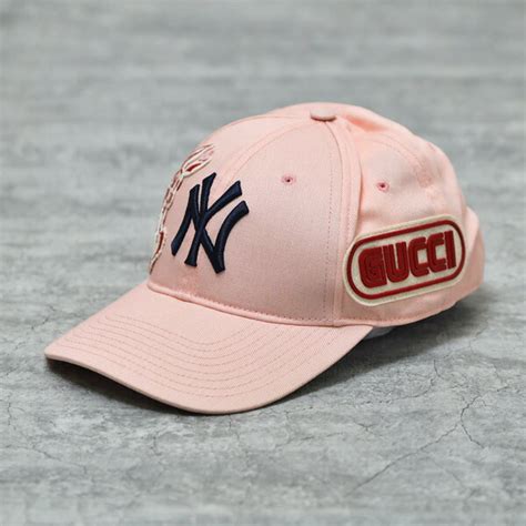 1円 Gucci グッチ ニューヨークヤンキース コラボ Gg柄 Ggキャンバス×レザー ラウンドファスナー 二つ折り 長財布 ウォレット