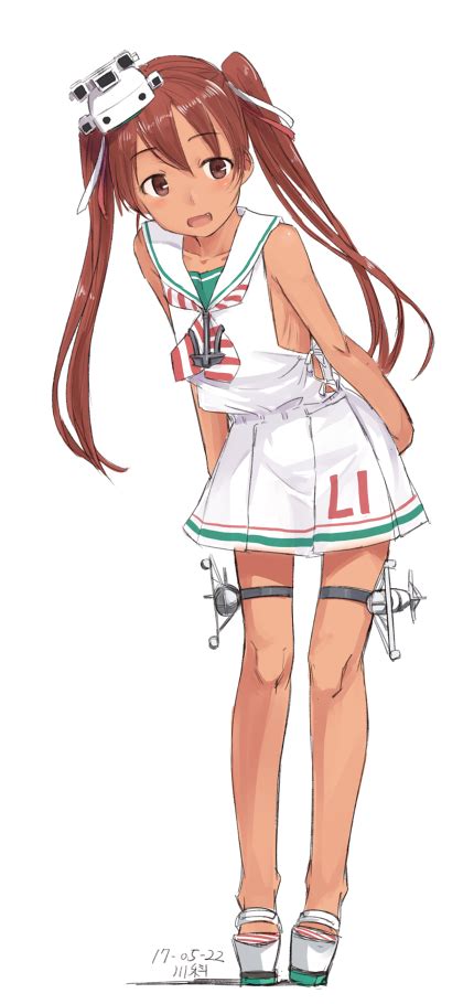 Libeccio Kantai Collection Drawn By Kawashinamomensilicon Danbooru