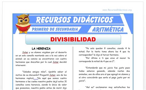 Esquivo ampliar Nos vemos ejercicios reglas de divisibilidad Útil