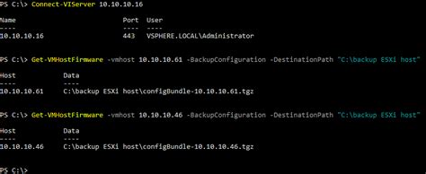 How To Back Up Vmware Esxi Host Configuration In Windows Using Powercli Virtualization