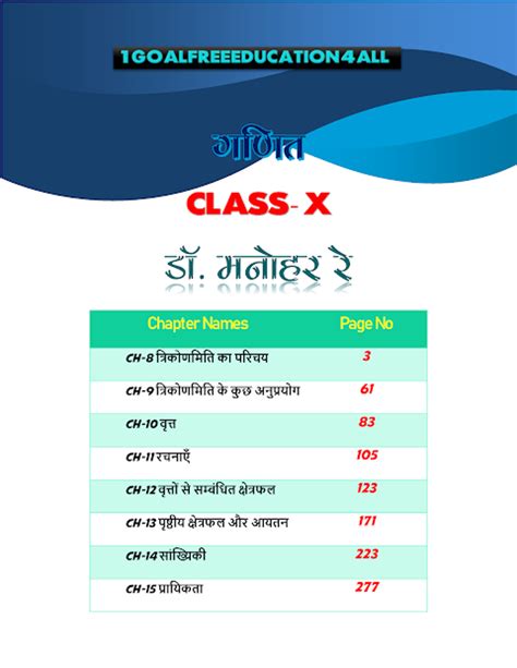 10th Class Math Solution In Hindi Dr Manohar Part2 Apk For Android Download