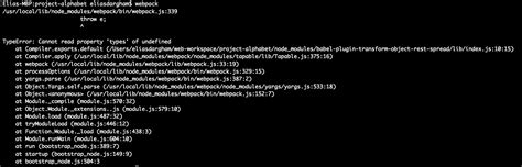 TypeError When Compiling With Webpack Issue Babel Babel GitHub