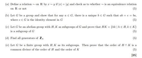 Solved By An Expert A ﻿define A Relation ∼ ﻿on R ﻿by X∼y ﻿if Xy