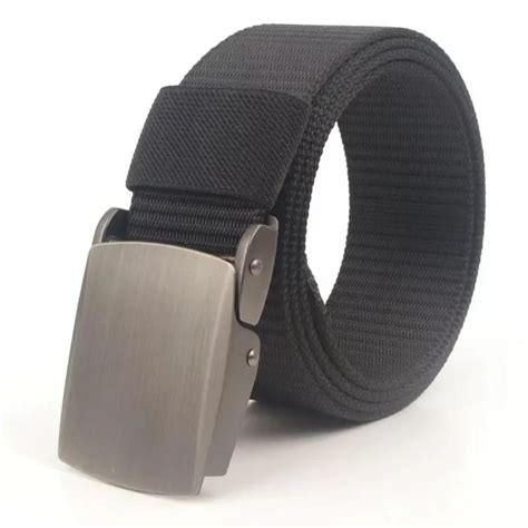 Uni Sex Canvas Military Belt Yellow Sub Trading