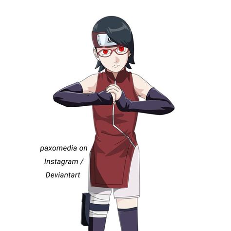 Sarada Uchiha Render Png
