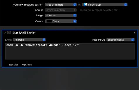 Setup A MacOS Keyboard Shortcut For Opening VSCode In The Current Finder Directory