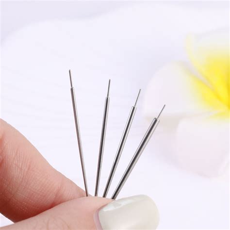 Threadless Insertion Pin Easy Jewelry Insertion Tool Titanium Pin