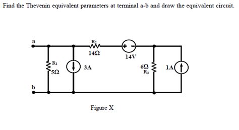 Solved Find The Thevenin Equivalent Parameters At Terminal