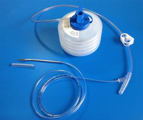 China Medical Disposable Silicone PVC Closed Wound Drainage System With FDA Ce ISO China