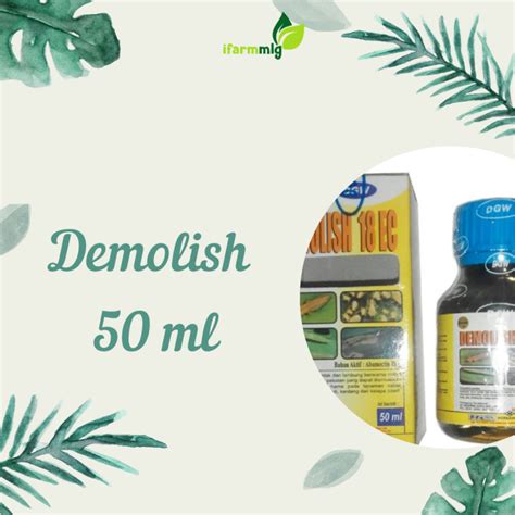 Demolish 18EC 50ml Insektisida Obat Hama Kutu Tanaman Lazada Indonesia