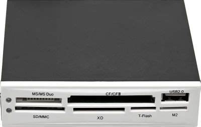 Обзор товара картридер внутренний 3.5" Acorp CRIP200-W, белый (67876) в ...