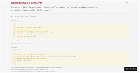 Suneditor React Examples Codesandbox