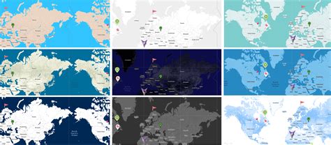 Different Map Styles Features Supsystic Wp Plugins