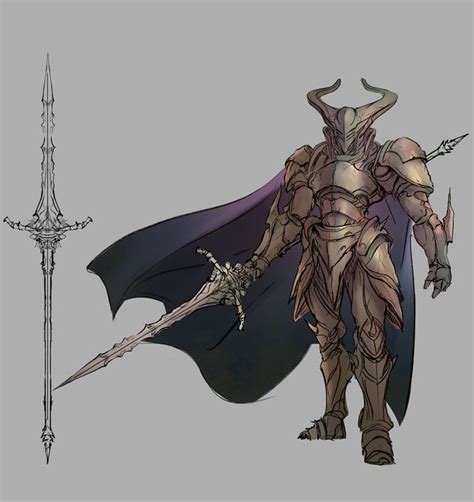 Artstation Knight In Chitin Armor Joshua Carrenca Character Design